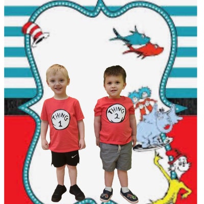 Thing 1 Thing 2 Svg Png Eps Pdf, Editable in Canva, Printable, Instant ...