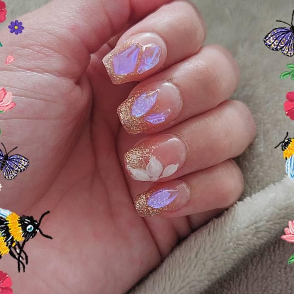 6 SETS ) Lucky Scoop Press on Nails- Please Message Me If You Have Any ...