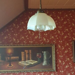 Philips Massive Pendant Light Retro Wood With Fabric 1970s - Etsy