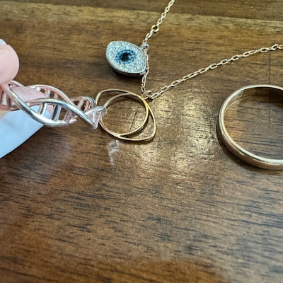 Gold Dna Ring-dna Ring-science Ring-chemistry Ring-molecule Ring ...