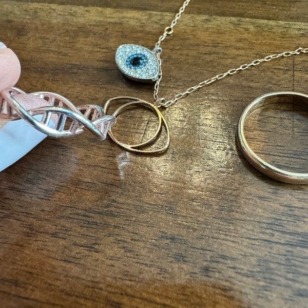 Gold Dna Ring-dna Ring-science Ring-chemistry Ring-molecule Ring ...