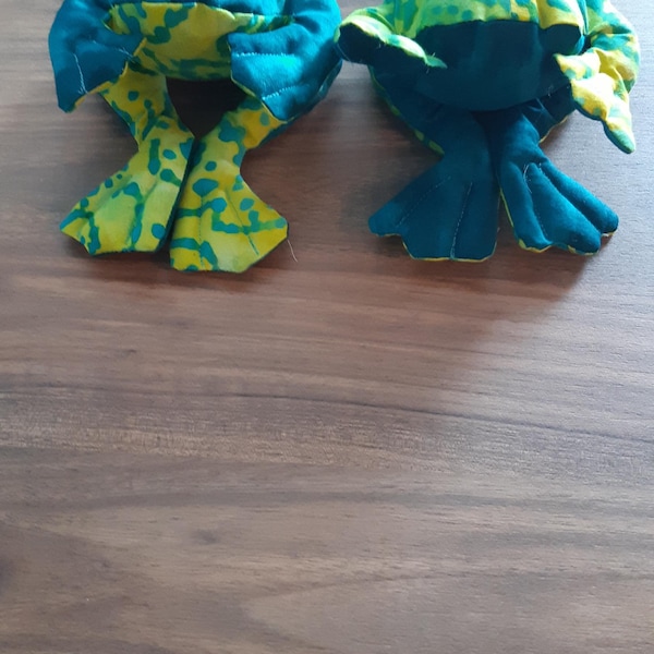 PDF Bean Bag Frog Pattern - 3 Sizes of Frog Patterns to Make Frog ...