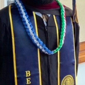 Graduation Lei Mexican Lei Single Braided Lei With Satin Ribbons - Etsy