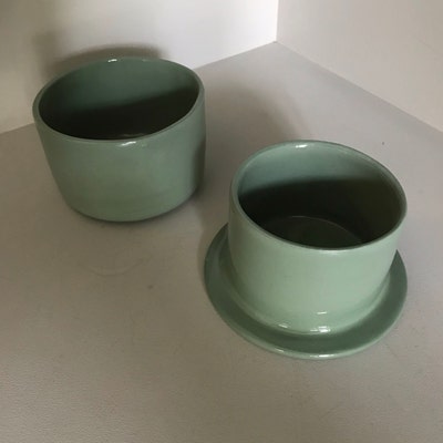 Hand Painted Cup Set Conical Shape Porcelain Set of 3 Cups - Etsy