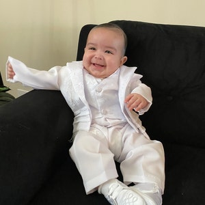 Baby Boy Christening Outfit, Lady of Guadalupe White Blessing or ...