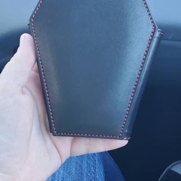 Coffin Pencil Case,vampire Pencil Case,coffin Leather Pencil Holder ...