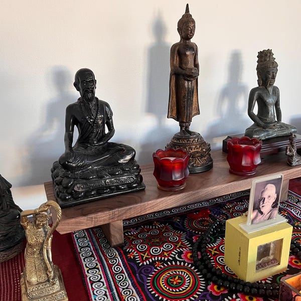 Table Top Altar . Beautifully Handcrafted 3 Tier Buddhist Altars Made ...