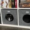Felt Cat Cave Fits Into Ikea Kallax, Felt Cat Bed, Cat House, Pet Bed, Small Puppy Bed, Pet ...