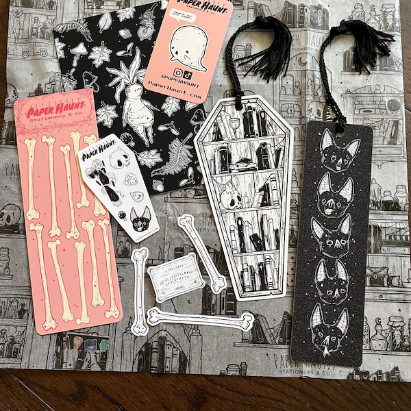 Vampire's Crypt STICKY Note - Creepy Cute -pastel Goth -stationery - Etsy