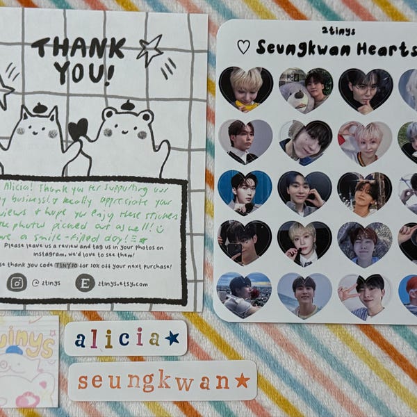 Txt Holo Deco Sticker Sheet 17 Pcs | Aesthetic Cute Kpop Stickers ...