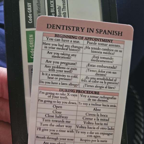 Local Anesthesia. Quick Reference Card, Study Card, Dental Hygiene ...
