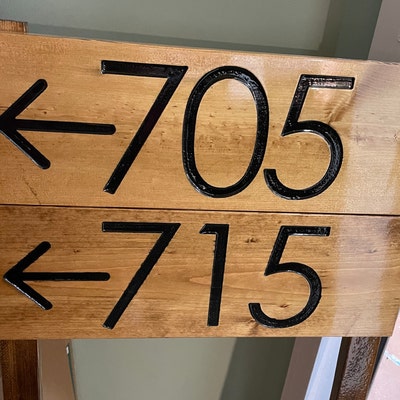 Multiple Address Stake Engraved Shared Driveway Personalized Sign ...