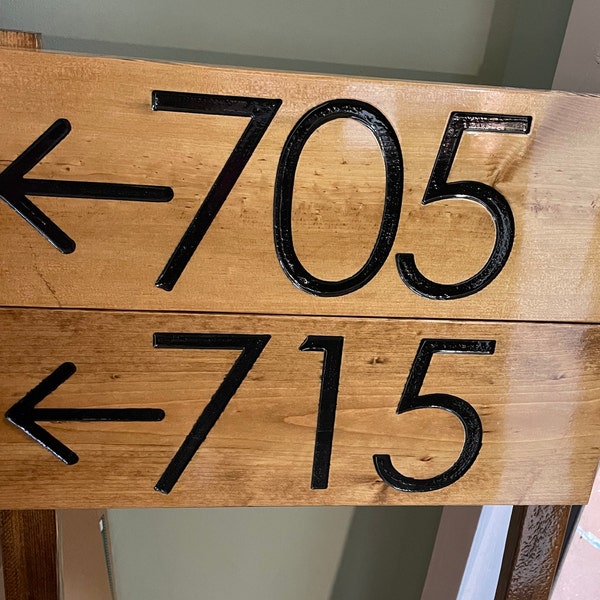 Multiple Address Stake Engraved | Shared Driveway Personalized Sign ...