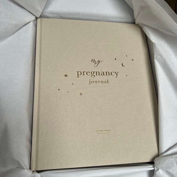 My Pregnancy Journal, Expectant Mother Gift, Pregnancy Planner Pearl ...