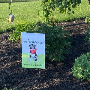 The Katherine Crest Garden Flag Personalized Monogram Crest, Monogram ...