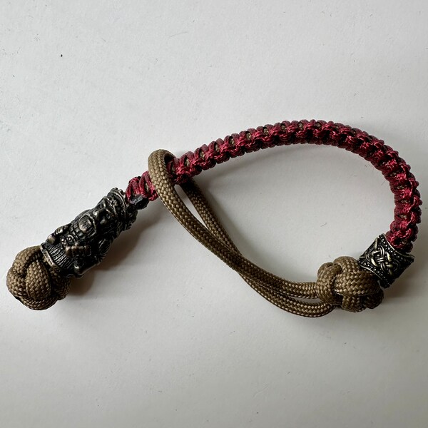 Metal Bead Devil Skull Pirate Spartan Warrior Grim Reaper Paracord 550 ...