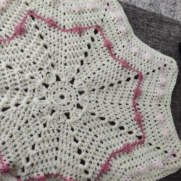 Bobble Star Blanket Crochet Pattern Digital PDF Download - Etsy