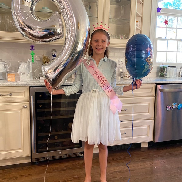 Custom Girl Sash | Custom Child Sash | Birthday Girl Sash | Tiara ...