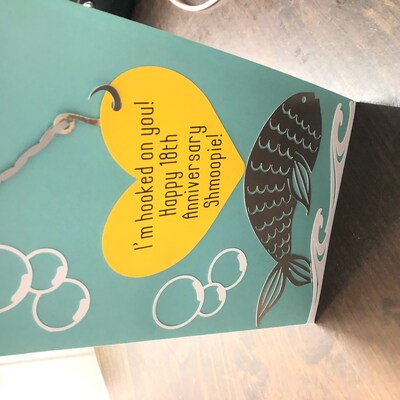 DIY Pop-up Fish Card Template SVG and PDF Files for Instant Download - Etsy