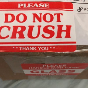 This End up Arrow Labels Shipping Warning Handling Stickers 4x8 Label ...