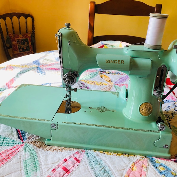 Singer Featherweight 221 Sewing Machine Custom Painted Color of Choice ...