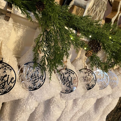 Custom CHRISTMAS Tree Baubles Christmas Tree Decor - Etsy