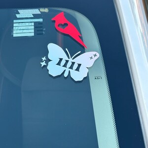 Car Tramp Stamp Vinyl Decal Rearview Mirror Laptop Bumper Sticker ...