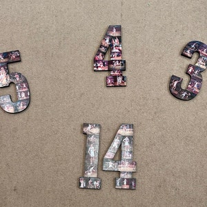 Photo Collage Letter M Photo Collage Frame Photo Collage Gift Photo ...