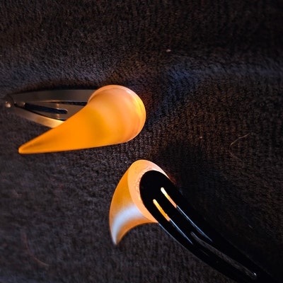 UV Reactive Demon Horns Small Cute Gothic Devil Halloween Spooky ...