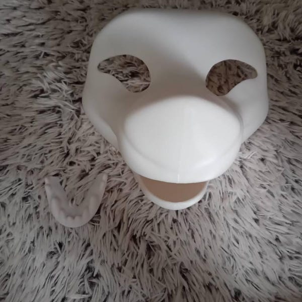 Furry Fursuit Head Base Grumpy Dog Static Base 3d Print - Etsy