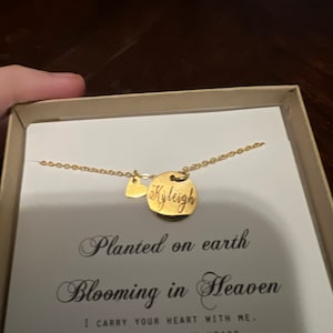 Personalized Miscarriage Keepsake Stillborn Miscarriage Gift for Mom ...