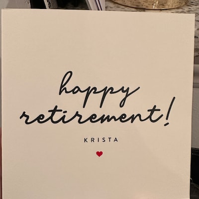 Happy Retirement Card, Best of Luck on Your Retirement Card ...
