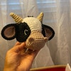Cow Head Keychain Crochet Pattern; 2 Spot Face Pattern Extension; PDF ...