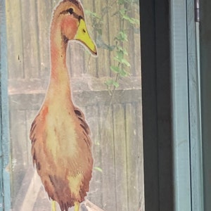 Duck Window Stickers, Duck Window Decal, Spring Duck Window Sticker ...