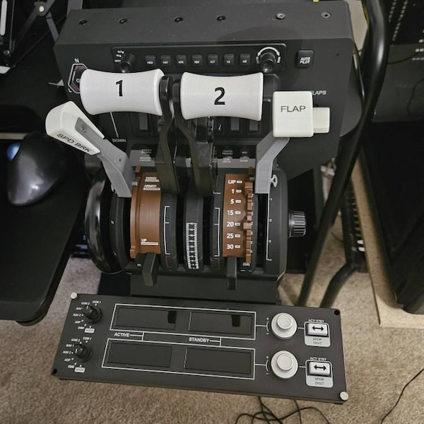 Logitech/saitek Panel Under Mount for Honeycomb Bravo Throttle - Etsy