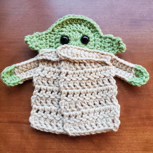 CROCHET PATTERN- Baby Green Alien Applique - Etsy