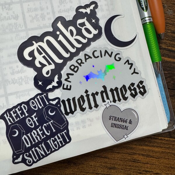 Cute but Psycho Raven, Raven Crow Sticker, Goth Gifts, Bird Stickers ...