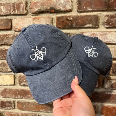 BEE Baseball Hat, Embroidered Dad Cap Save the Bee Insect Honey ...