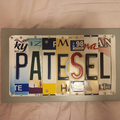 Happy Campers Custom License Plate Sign RV Life Camping Sign - Etsy