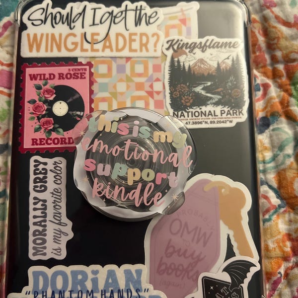 Set of 4 Magnetic Bookmarks - Spring Tones, Bookmark, Reading, Readers ...