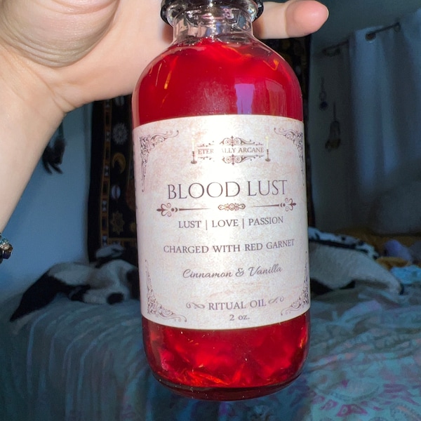 Blood Lust™ Vampire Lust Ritual Oil | Lust Oil | Love Spell Oil ...