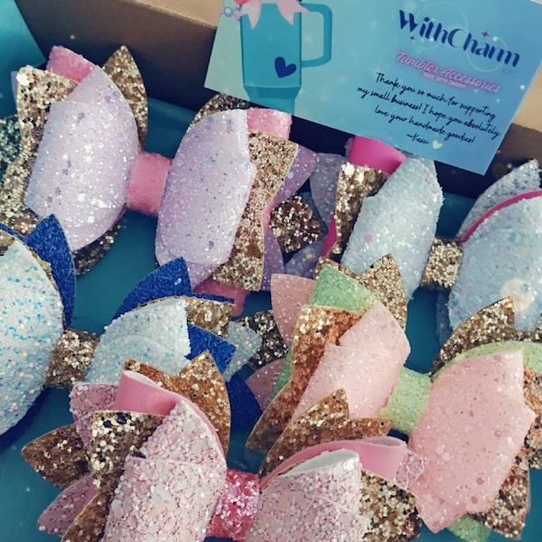 Almond Rose Bracelet Stack for Stanley Tumbler - Neutral Colors - Etsy