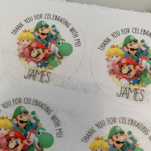 Thomas Train Birthday Stickers Personalized Thomas Train Stickers ...