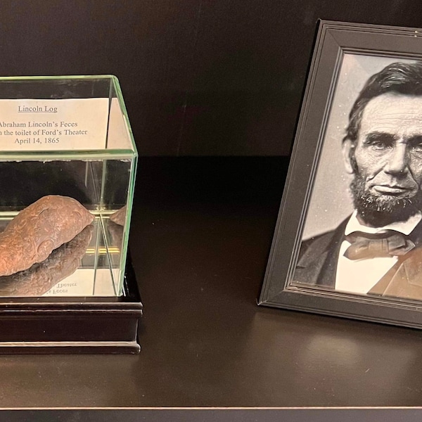Abraham Lincoln's Last Poo Lincoln Log Sculpture Sideshow Gaff - Etsy