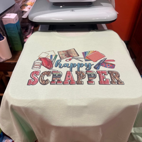 Happy Scrapper Png Sublimation Design Download, Scrapbooking Png ...