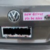 New Driver Pls Be Nice Bumper Sticker AND Magnet Funny Meme Sticker 8.7 ...