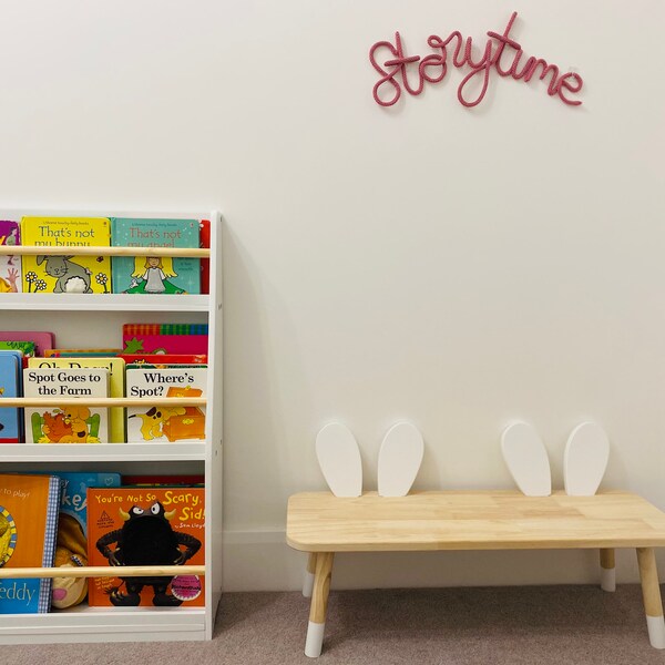 Knitted Wire Words Story Time, Knitted Letters, Knitted Words, Woolly ...