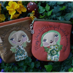 Little Signature Angel Purses ITH 4 Machine Embroidery Designs the 5 X ...