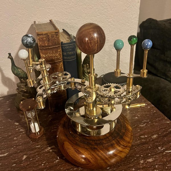Orrery Luxury Home Décor Solar System Model 8" Gift for Husband ...