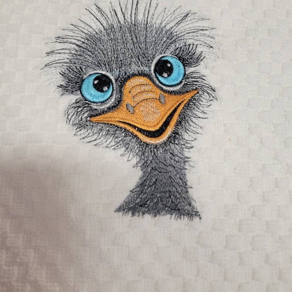 Ostrich Embroidery Design, 5 Sizes, Instant Download. - Etsy